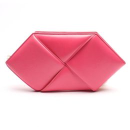Bottega Veneta Clutch Damen Gr&ouml;&szlig;e One Size Second Hand rosa