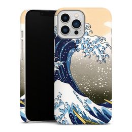 DeinDesign iPhone 13 Pro Max Handy Premium Case Smartphone Handyh&uuml;lle Schutzh&uuml;lle matt Katsushika Hokusai Die Gro&szlig;e Welle Vor Kanagawa Kunst Premium Case