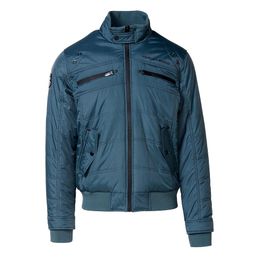 KOROSHI &Uuml;bergangsjacke Herren Gr&ouml;&szlig;e M cyanblau