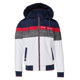 KOROSHI Jacke Herren Gr&ouml;&szlig;e 60/62 dunkelblau / grau / rot / offwhite