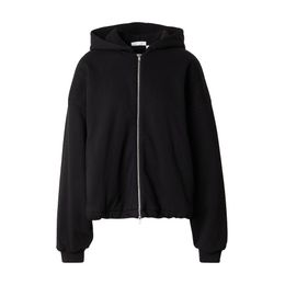 WEEKDAY Zip-Up Hoodie 'Danielle' female Black size L