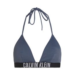 Calvin Klein Swimwear Bikini Top 'Intense Power' female Blue size XXXL