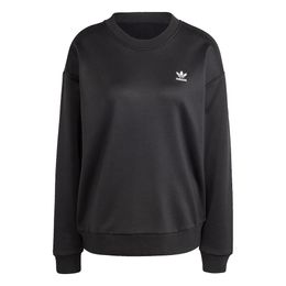 adidas originals Sweatshirt 'Trefoil Loose Crew' Damen Größe XL/XXL schwarz / weiß