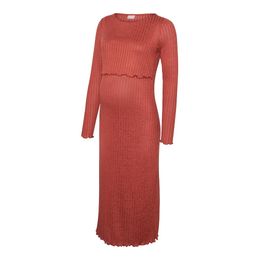 MAMALICIOUS Umstand Kleid Damen Größe 44 rotmeliert Winterkleid