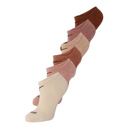 Nike Sportsocken 'Everyday Plus' Herren Gr&ouml;&szlig;e 46/50 creme / sand / rostbraun / hellbraun / rosa / altrosa / schwarz