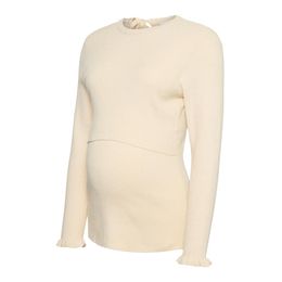 MAMALICIOUS Umstand Shirt Damen Größe XXL beige