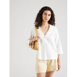 Véro Moda VERO MODA Bluse 'VMEVA' Damen Größe M beige / gold / weiß