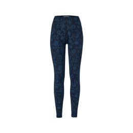 Tchibo - Bedruckte Leggings - Damen - Gr. L - dunkelblau/print