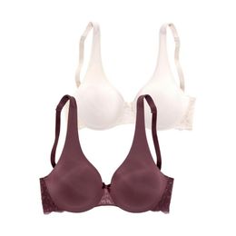 Nuance Bra female Beige, Purple size 90
