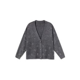 Lola Casademunt Strickjacke Damen Gr&ouml;&szlig;e XL graumeliert