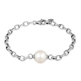 Haze & Glory Armb&auml;nder - Armband Gliderarmband - Chunky Perle 925 Silber - Gr. 21 CM - in Silber - f&uuml;r Damen