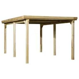 Einzelcarport Weka "617 Gr.1", braun, H: 215cm, Carports
