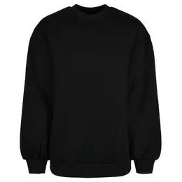 Sweatshirt Urban Classics "Urban Classics Damen Ladies Organic Oversized Crew", Damen, Gr. S, schwarz, 100% Baumwolle, unifarben, Rundhals, Sweatshirts