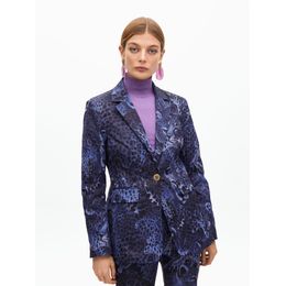 Lola Casademunt Blazer Damen Gr&ouml;&szlig;e 42 blau / schwarz