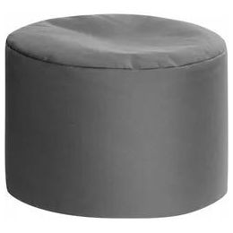Sitzsack SITTING POINT "Sitzhocker DotCom OUTSIDE", grau (anthrazit), Sitzsäcke, outdoorfähig