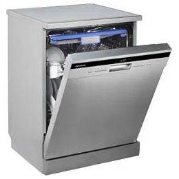 Hanseatic Standgeschirrspüler "HG6085B14U7635ES", Energieeffizienz: B (A-G), silber (silberfarben), B:60cm H:84,5cm T:60cm, Geschirrspüler
