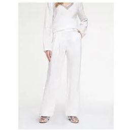 Leinenhose Heine, Damen, Gr. 38, Normalgrößen, weiß, 100% Leinen, unifarben, Hosen