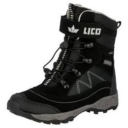 Stiefel Lico "Winterboot Sundsvall VS", Kinder, Gr. 33, schwarz, Synthetik, Schuhe Stiefel