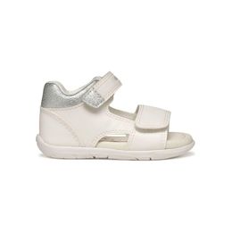 Geox Sandalen "Tapuz" in Creme/ Silber - 60% | Gr&ouml;&szlig;e 22 | Kindersandalen