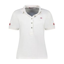 Geographical Norway Poloshirt "Kars" in Weiß - 63% | Größe L | Damen-tops