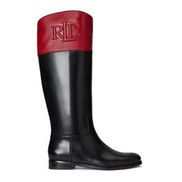 Lauren by Ralph Lauren Lauren Ralph Lauren Stiefel 'JUSTINE II' Damen Größe 40 feuerrot / schwarz Winterschuhe