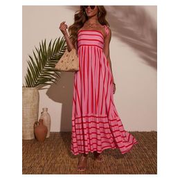 Milan Kiss Kleid in Pink/ Rot - 60% | Gr&ouml;&szlig;e S | Damen-kleider