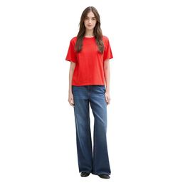 Tom Tailor Denim Shirt in Rot - 45% | Gr&ouml;&szlig;e M | Damen-tops