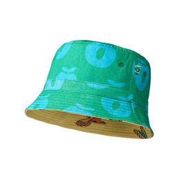 Smafolk Sm&aring;folk Wende-Hut in Gelb/ T&uuml;rkis - 38% | Gr&ouml;&szlig;e 50-52 cm | Baby-caps-huete
