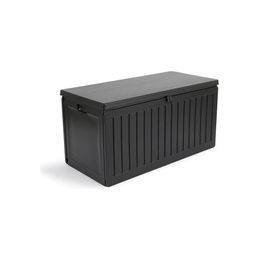 LIFA LIVING Aufbewahrungsbox in Schwarz - (B)109 x (H)55 x (T)52 cm - 54% | Gartendekoration