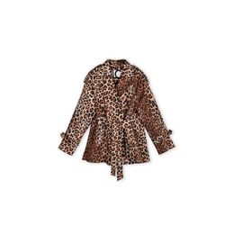 Lola Casademunt Mantel Damen Größe M beige / braun / schwarz Wintermantel