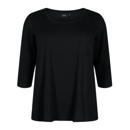 ZIZZI Shirt female Black size XXXL