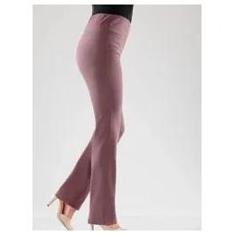 Stretch-Hose Classic Basics, Damen, Gr. 25, Kurzgrößen, rot (rosenholz), 64% Polyester, 34% Viskose, 2% Elasthan, unifarben, lang, Hosen