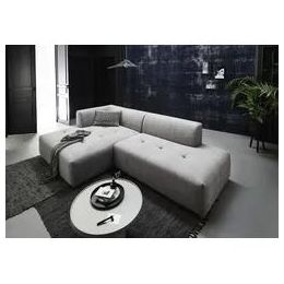 3-Sitzer "Leonardo", grau, B:269cm H:70cm T:153cm, ATLANTIC HOME COLLECTION, Sofas, Ottomane mit XXL-Liegefläche