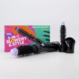 Schwarzer 3-in-1 Blowdry & Style Hei&szlig;luft-Haarstyler