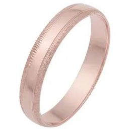 Trauring Firetti "Schmuck Geschenk Gold 375 Hochzeit Ehering Trauring "LIEBE"" Gr. 23, rosa (roségoldfarben), Fingerringe, 23, ohne Brillant, Roségold 375, 4mm, Made in Germany, wahlweise mit oder ohne Brillant