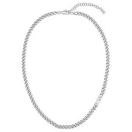 Edelstahlkette BOSS "KASSY FOR HER, 1580571, 1580572", silber (edelstahlfarben), Halsketten, Damen, Edelstahl, L: 47 B: 5mm, B:5mm