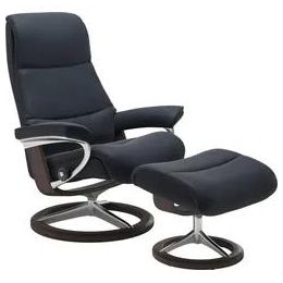 stressless "View" Set, Relaxsessel mit Hocker, mit Signature Base, Gr&ouml;&szlig;e S,Gestell Wenge