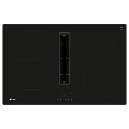 Neff Kochfeld mit Dunstabzug "V58NBS1L0", Energieeffizienz: B (A+++-D), schwarz, B:80,2cm H:22,3cm T:52,2cm, Kochfelder, mit einfacher Touch Control Bedienung