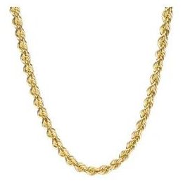 Goldkette Luigi Merano "Kordelkette, hohl, Gold 585" Gr. 45, gold, Halsketten, Damen, 45cm, Gelbgold 585, Goldkette