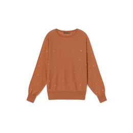 Lola Casademunt Pullover Damen Gr&ouml;&szlig;e XL cognac / gold