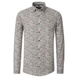 Langarmhemd Casamoda "Casamoda Freizeithemd Print", Herren, Gr. XXL, Normalgrößen, rot, 100% Baumwolle, bedruckt, lässig geschnitten, Hemden