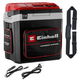 Einhell Akku-Kühlbox 'TE-COL 18/27 Li-Solo' schwarz/rot 27 l mit Warmhaltefunktion