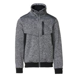 Koroshi Sweatjacke Herren Gr&ouml;&szlig;e M grau / schwarz