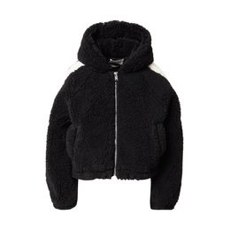 MONKI - Jacken & M&auml;ntel 'Hope pile Hoodie' Damen Gr&ouml;&szlig;e M schwarz / wei&szlig;