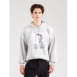 Only & Sons Only & Sons Sweatshirt 'ONSTENTACION' Herren Gr&ouml;&szlig;e XS hellgrau / schwarz / wei&szlig;