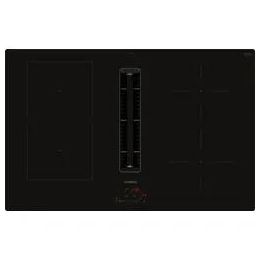 Siemens Kochfeld mit Dunstabzug "ED811BS16E", Standardmodul: B (A+++-D), schwarz, B:80,2cm H:22,3cm T:52,2cm, Kochfelder, mit Flachkanal