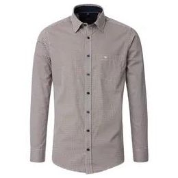Langarmhemd Casamoda "Casamoda Freizeithemd Print", Herren, Gr. XXL, Normalgrößen, gelb (hellgelb), 100% Baumwolle, bedruckt, lässig geschnitten, Hemden