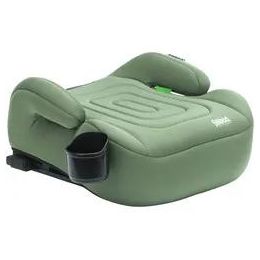 Kindersitzerhöhung fillikid "Flip Deluxe, Auto mit verstellbarem Iso-Fix", Baby, grün, Polyester, Kindersitze, mit Flaschenhalter