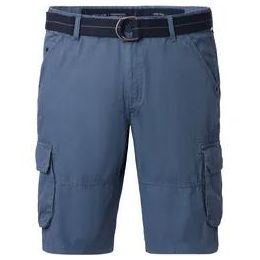 Shorts Casamoda "Casamoda Shorts uni", Herren, Gr. 40, Normalgrößen, blau (sattes mittelblau), 100% Baumwolle, Hosen