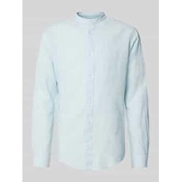 Only & Sons Slim Fit Leinenhemd aus Leinen-Mix mit Kaschmir-Anteil Modell 'CAIDEN'